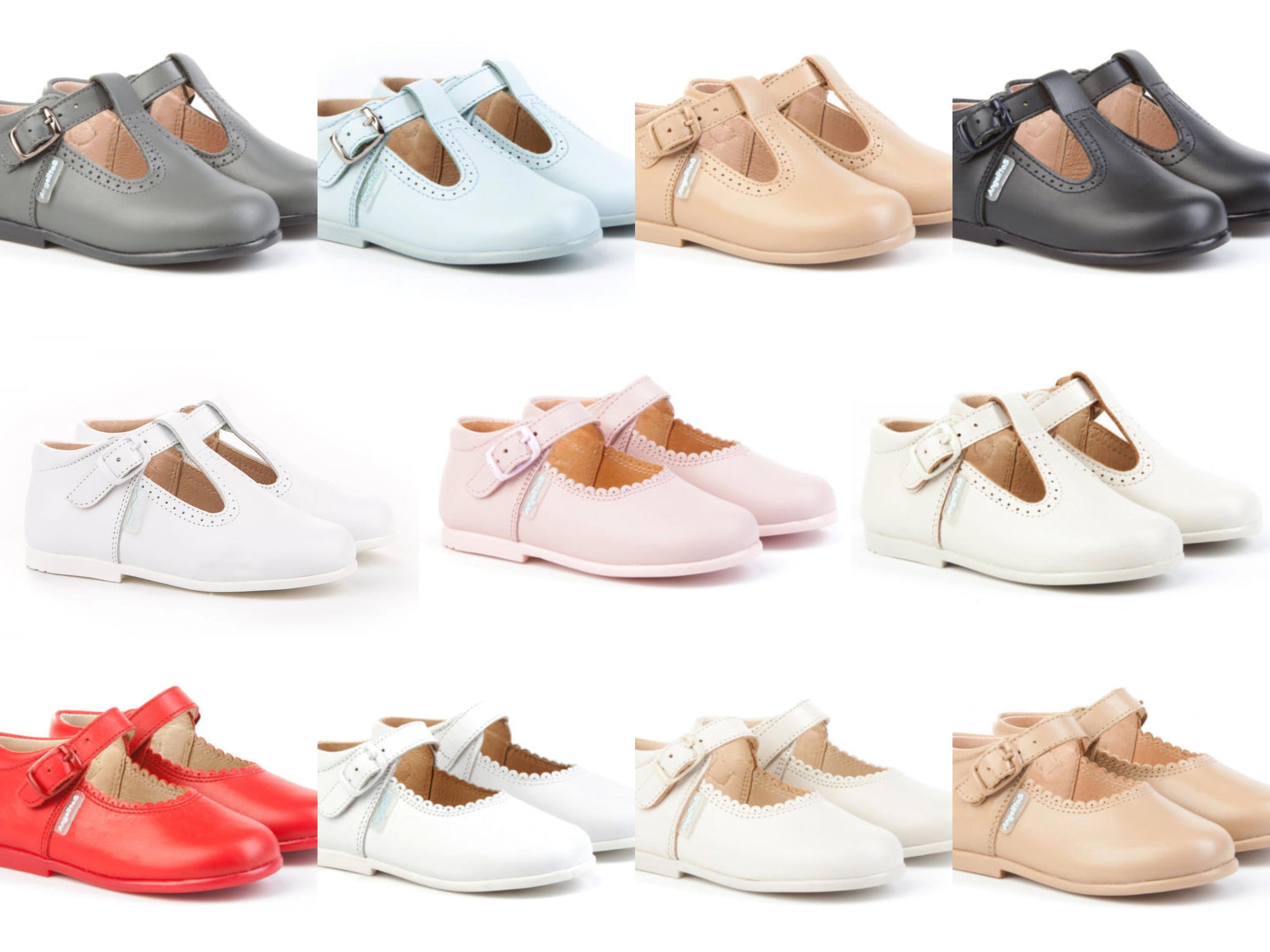 Angelitos Spanish Leather Shoes & Sandals for Boys & Girls