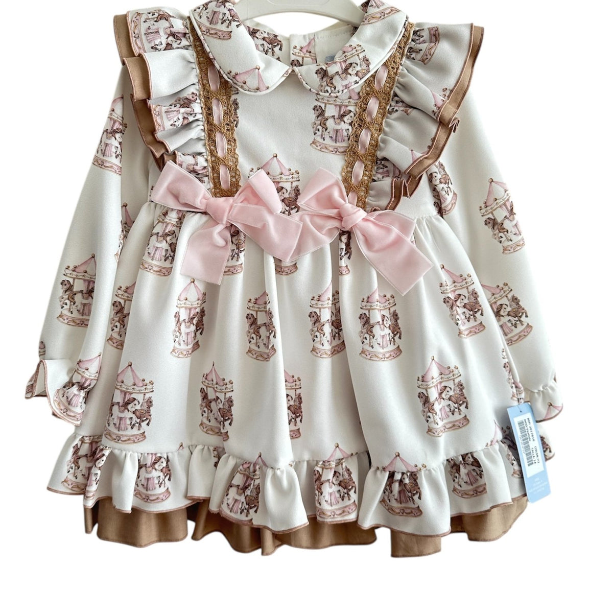 CLEARANCE SALE Babine AW25 - Girls Carousel Dress & Hairbow