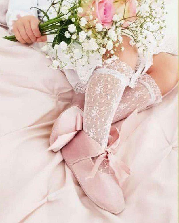 Condor - Girl's Lace Ceremony Knee High Socks – Mariposa Children's ...