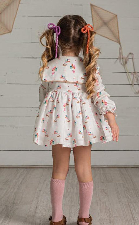 Alhuka Kids - Baby Girl's Multi Print Cotton Dress